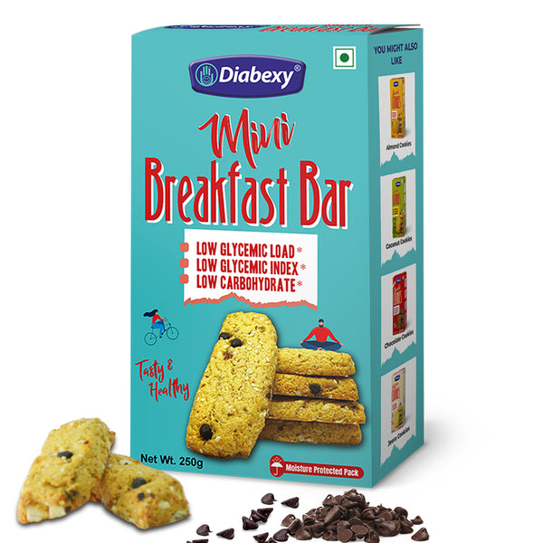 Diabexy Mini Breakfast Bar - 250g